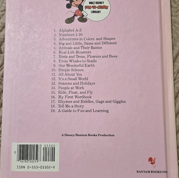 Disney | Other | Vintage 983 Walt Disney Numbers 11 Volume 2 ...
